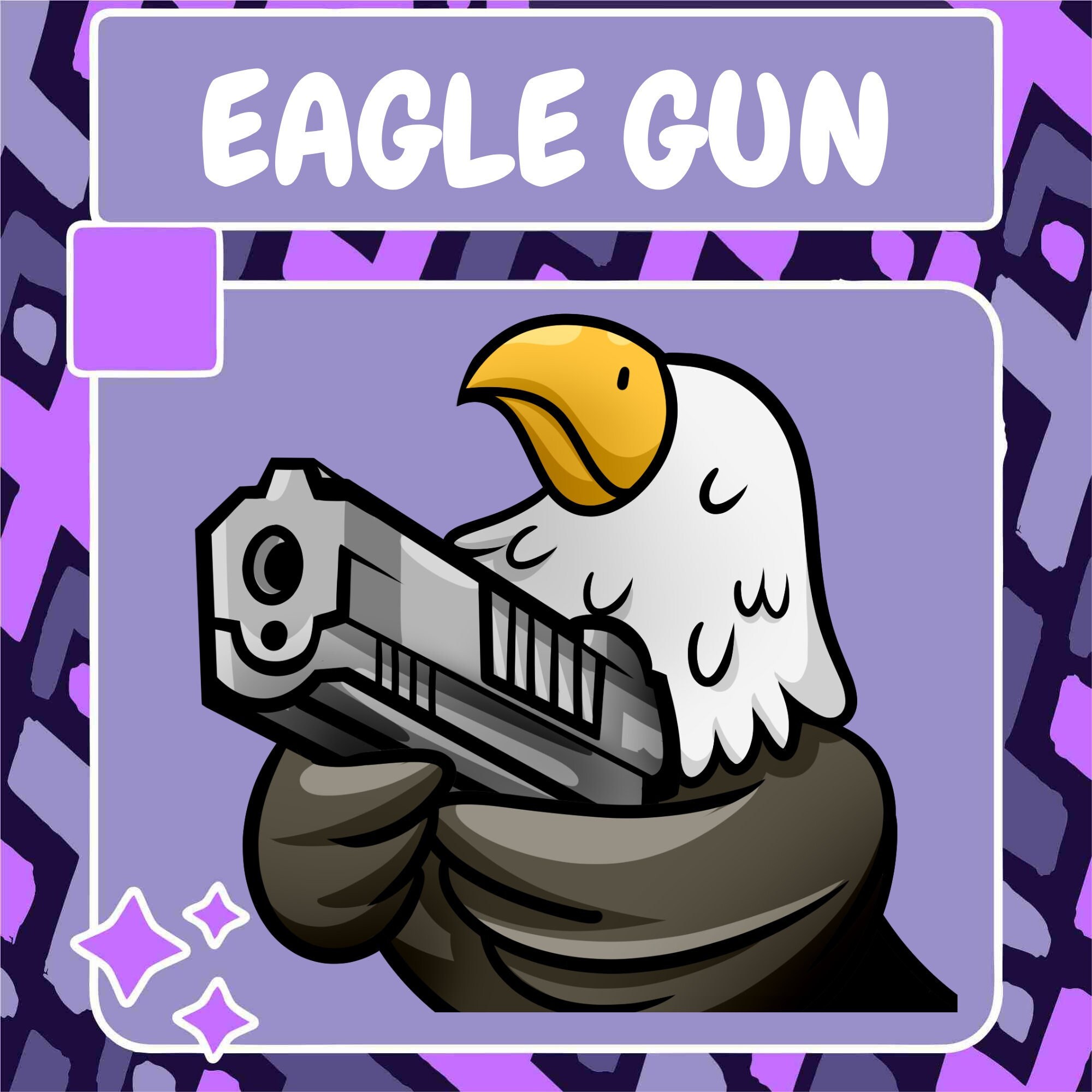 Eagle Gun Emote | Twitch Emote | Youtube Emote | Discord Emote ...