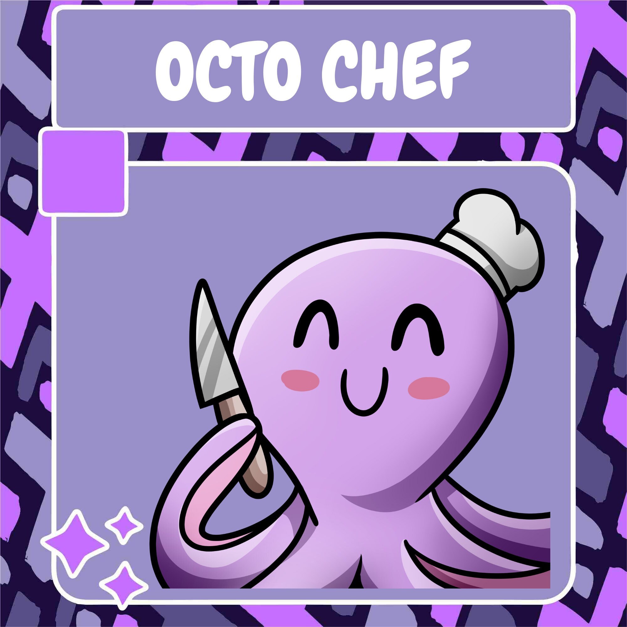 Octopus Chef Emote Twitch Emote Youtube Emote Discord Emote Community ...