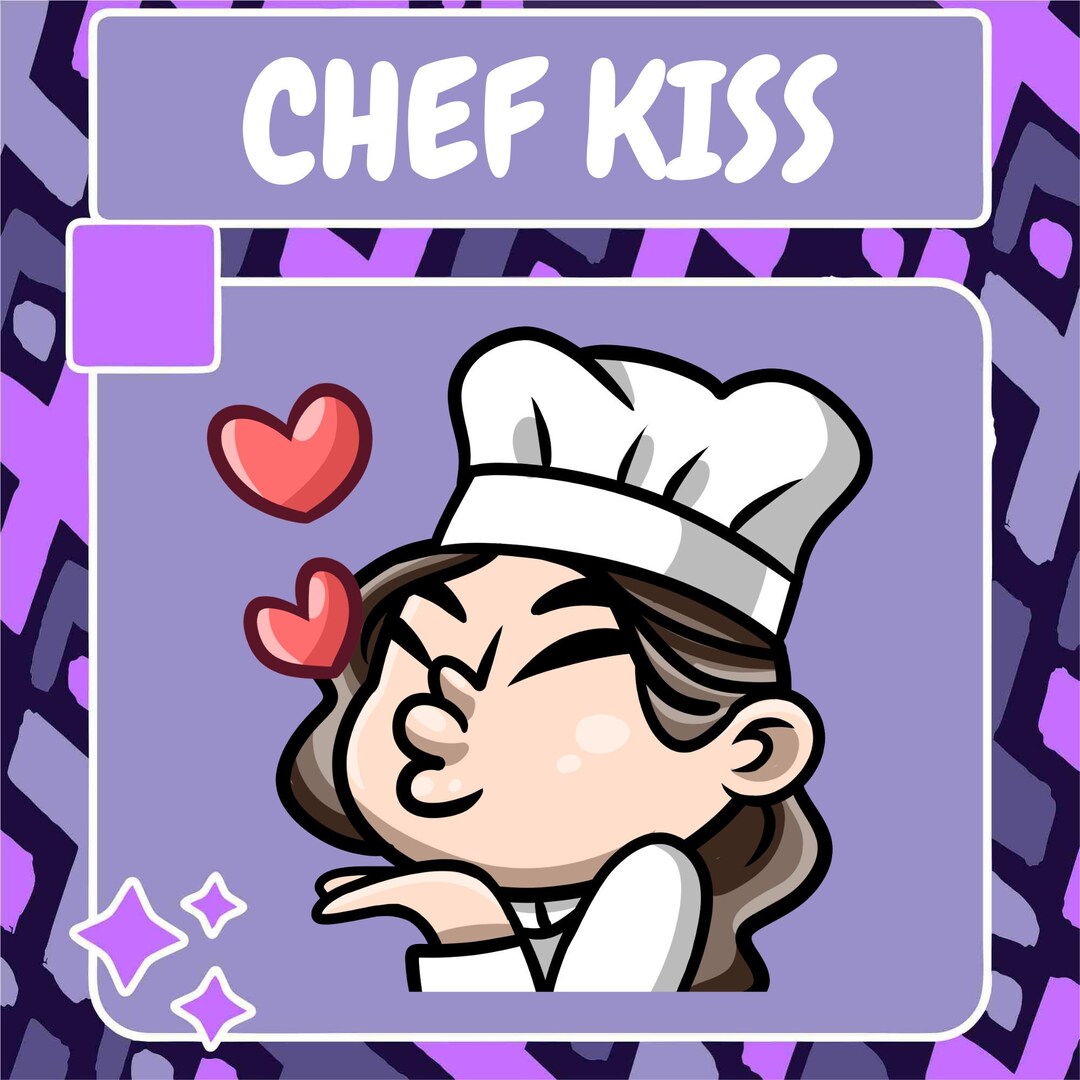 Chef Kiss Emote | Twitch Emote | Youtube Emote | Discord Emote ...