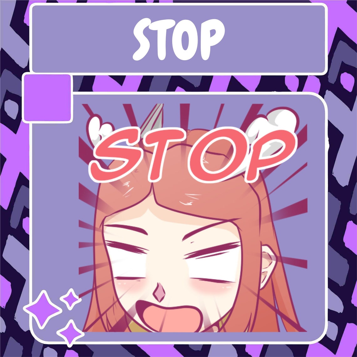 Stop Emote Twitch Emote Youtube Emote Discord Emote Community Emote ...
