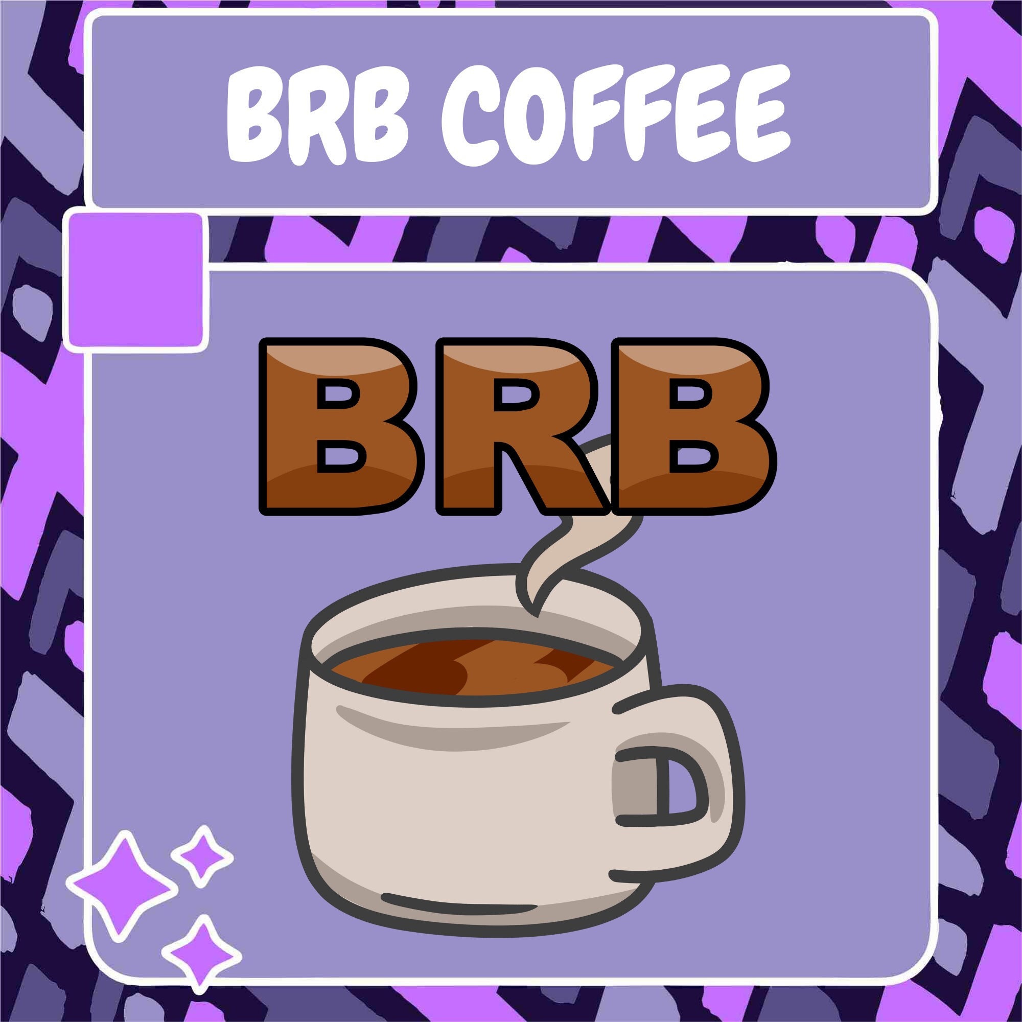 BRB Coffee Emote | Twitch Emote | Youtube Emote | Discord Emote ...