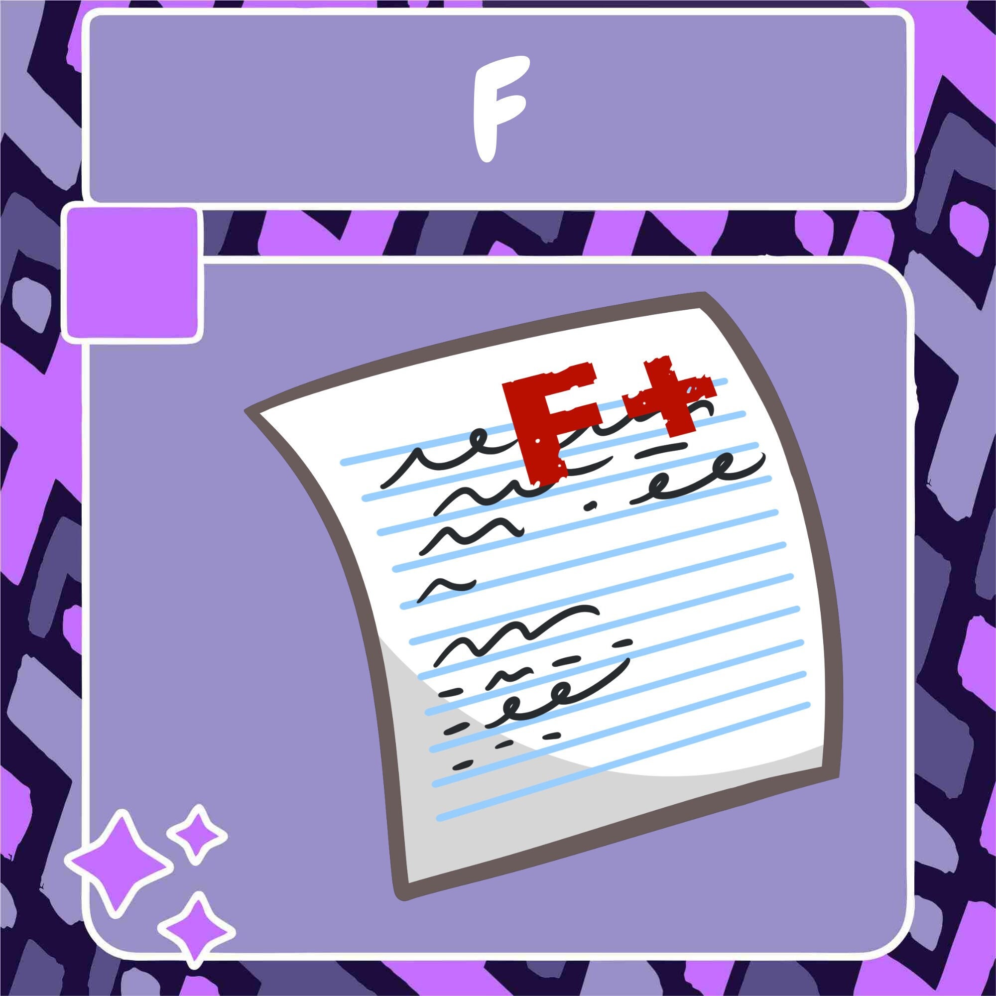 F Grade Emote Twitch Emote Youtube Emote Discord Emote Community Emote ...