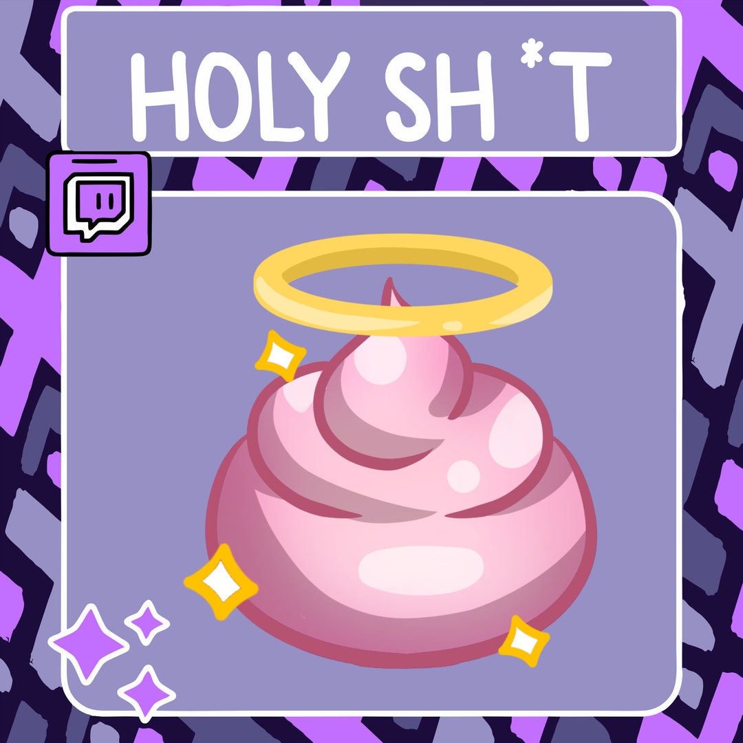 Holy Sh*t Emote | Twitch Emote | Youtube Emote | Discord Emote ...