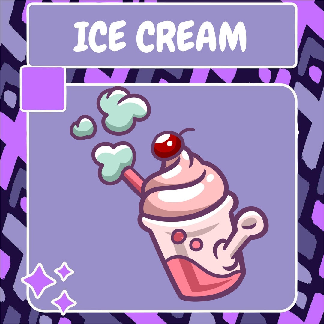Ice Cream Smoke Emote | Twitch Emote | Youtube Emote | Discord Emote ...