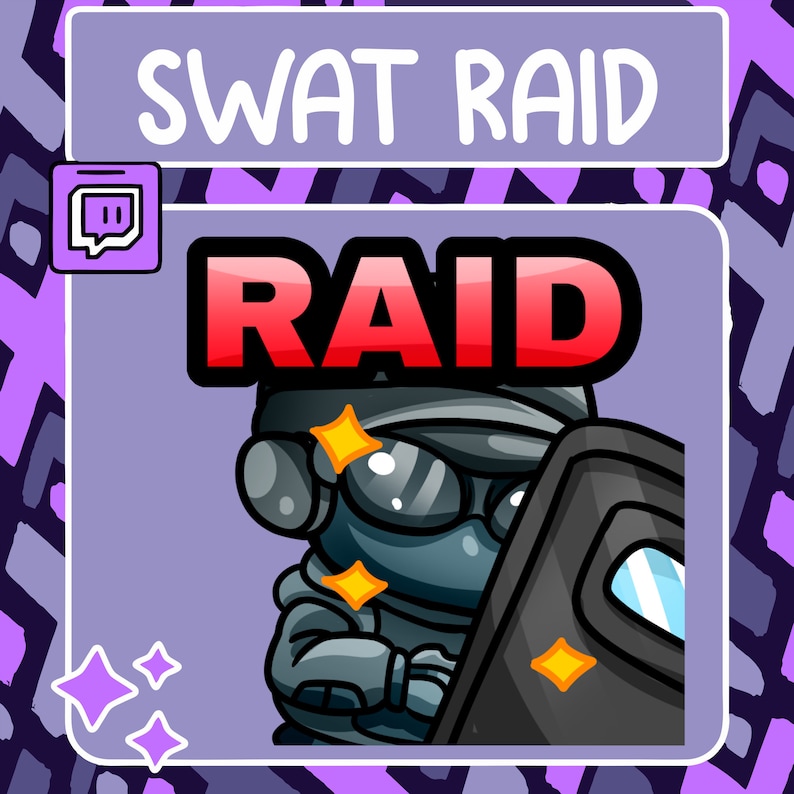 Swat Raid Emote Twitch Emote Youtube Emote Discord Emote Community ...