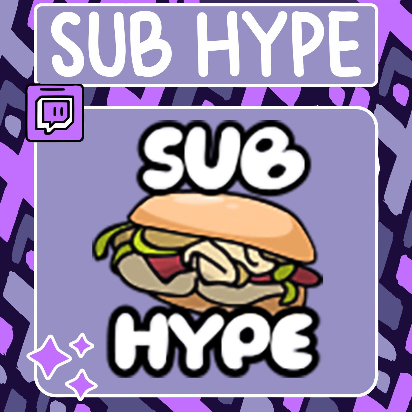 Sub Hype Emote Twitch Emote Youtube Emote Discord Emote Community Emote ...