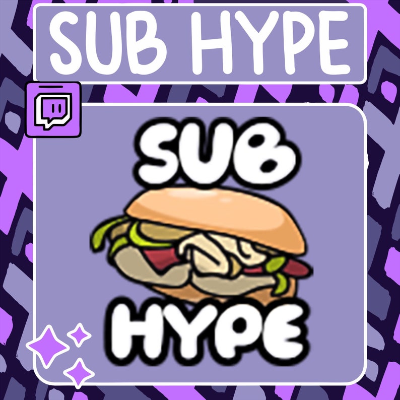 Sub Hype Emote Twitch Emote Youtube Emote Discord Emote Community Emote ...