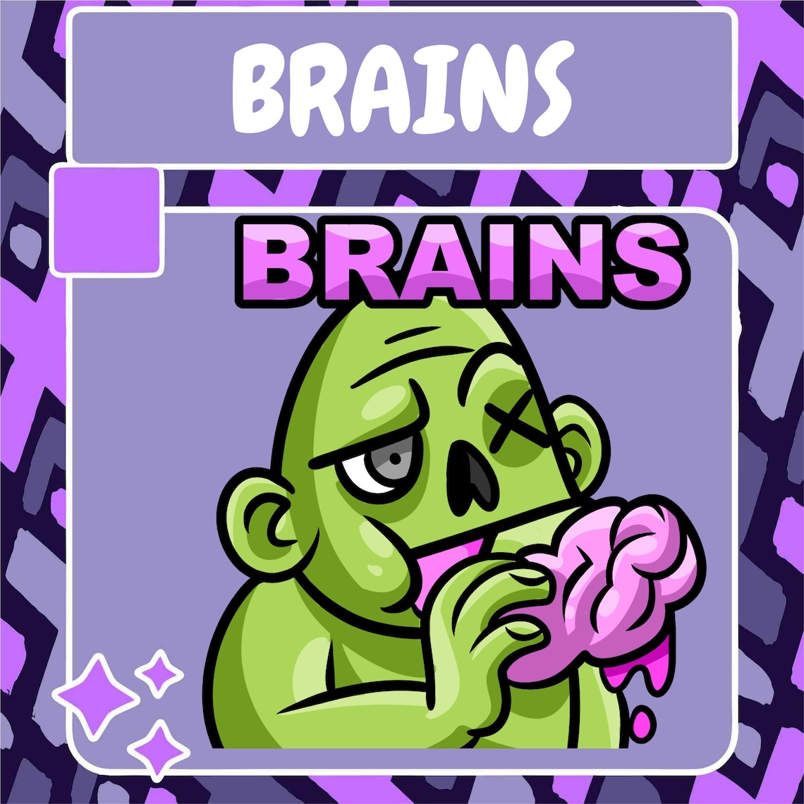 Brains Emote | Twitch Emote | Youtube Emote | Discord Emote | Community ...