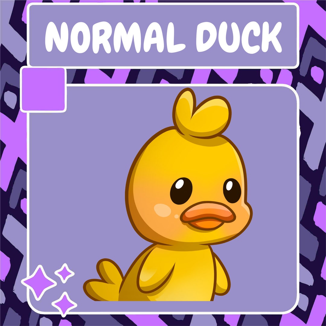 Normal Duck Emote Twitch Emote Youtube Emote Discord Emote Community ...