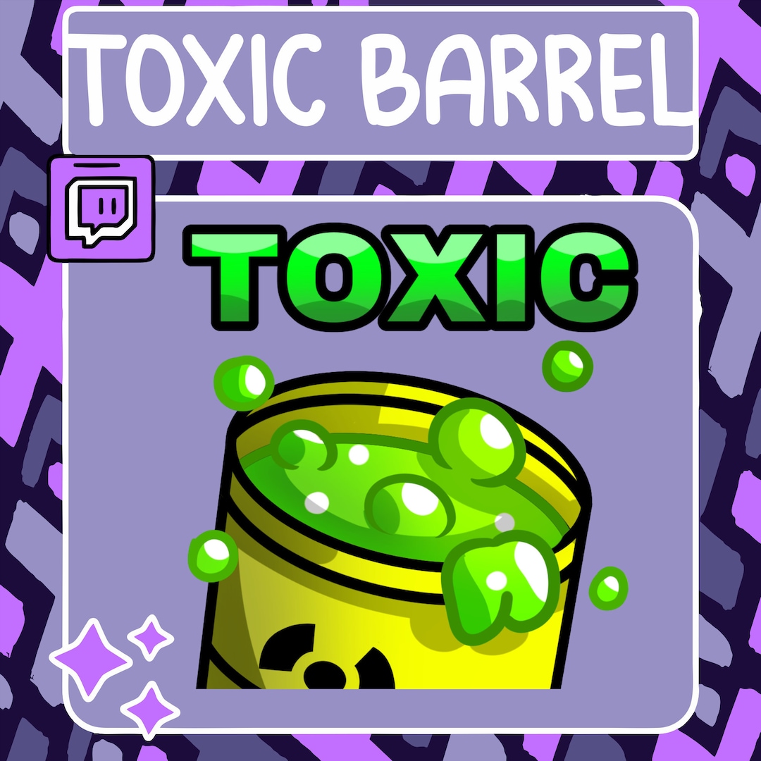 Toxic Barrel Emote Emote Twitch Emote Youtube Emote Discord Emote ...