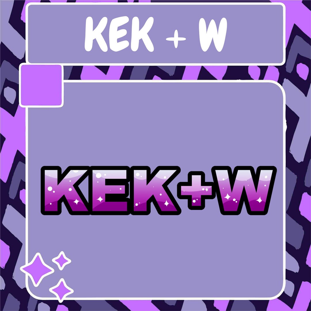 KEK + W Emote | Twitch Emote | Youtube Emote | Discord Emote ...