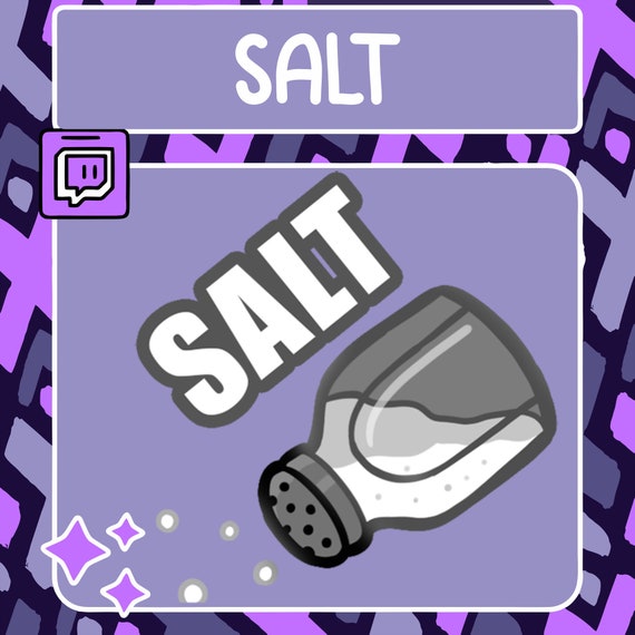 Salt Emote Twitch Emote Youtube Emote Discord Emote | Etsy