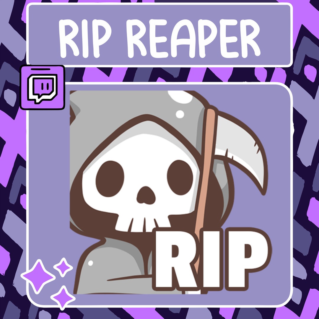 Grim Reaper RIP Emote | Twitch Emote | Youtube Emote | Discord Emote ...