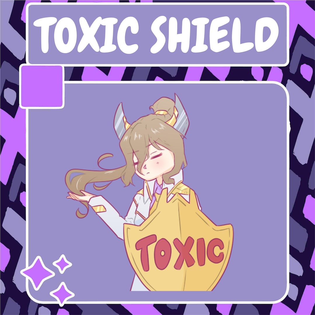 Toxic Shield Emote | Twitch Emote | Youtube Emote | Discord Emote ...