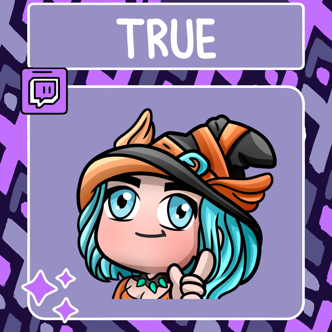 True Witch Emote Twitch Emote Youtube Emote Discord Emote Community ...