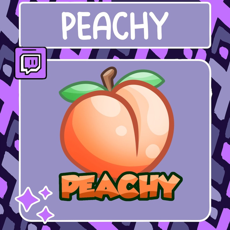 Peachy Peach Animated Emote | Twitch Emote | Youtube Emote | Discord ...