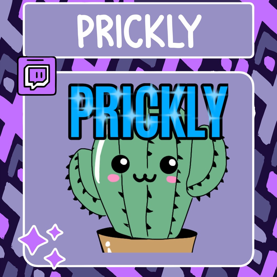 Prickly Cactus Emote | Twitch Emote | Youtube Emote | Discord Emote ...