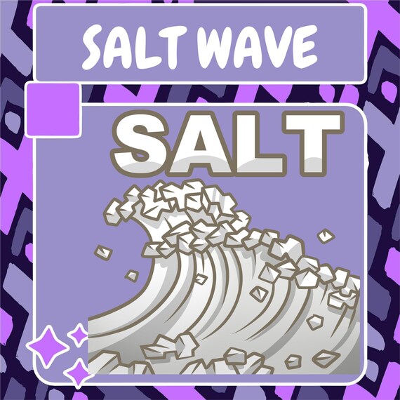 Salt Wave Emote Twitch Emote Youtube Emote Discord Emote - Etsy