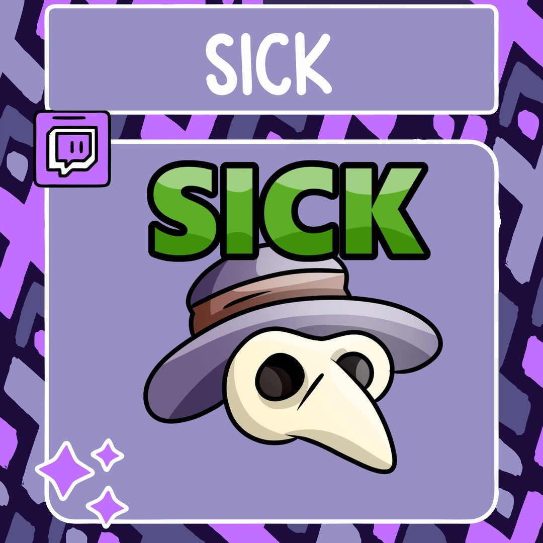 Sick Plague Emote | Twitch Emote | Youtube Emote | Discord Emote ...