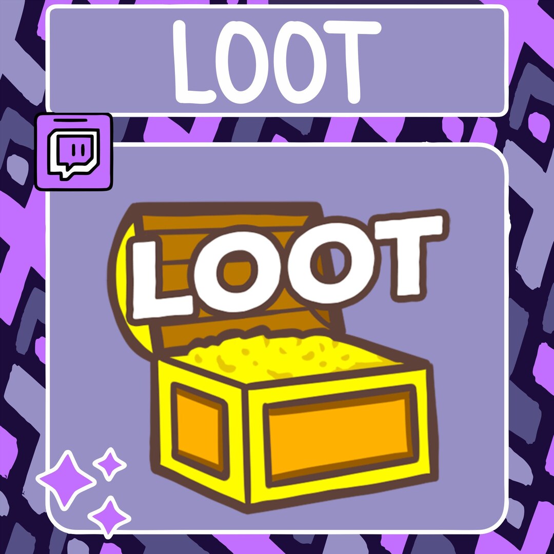 Looot Chest Emote | Twitch Emote | Youtube Emote | Discord Emote ...