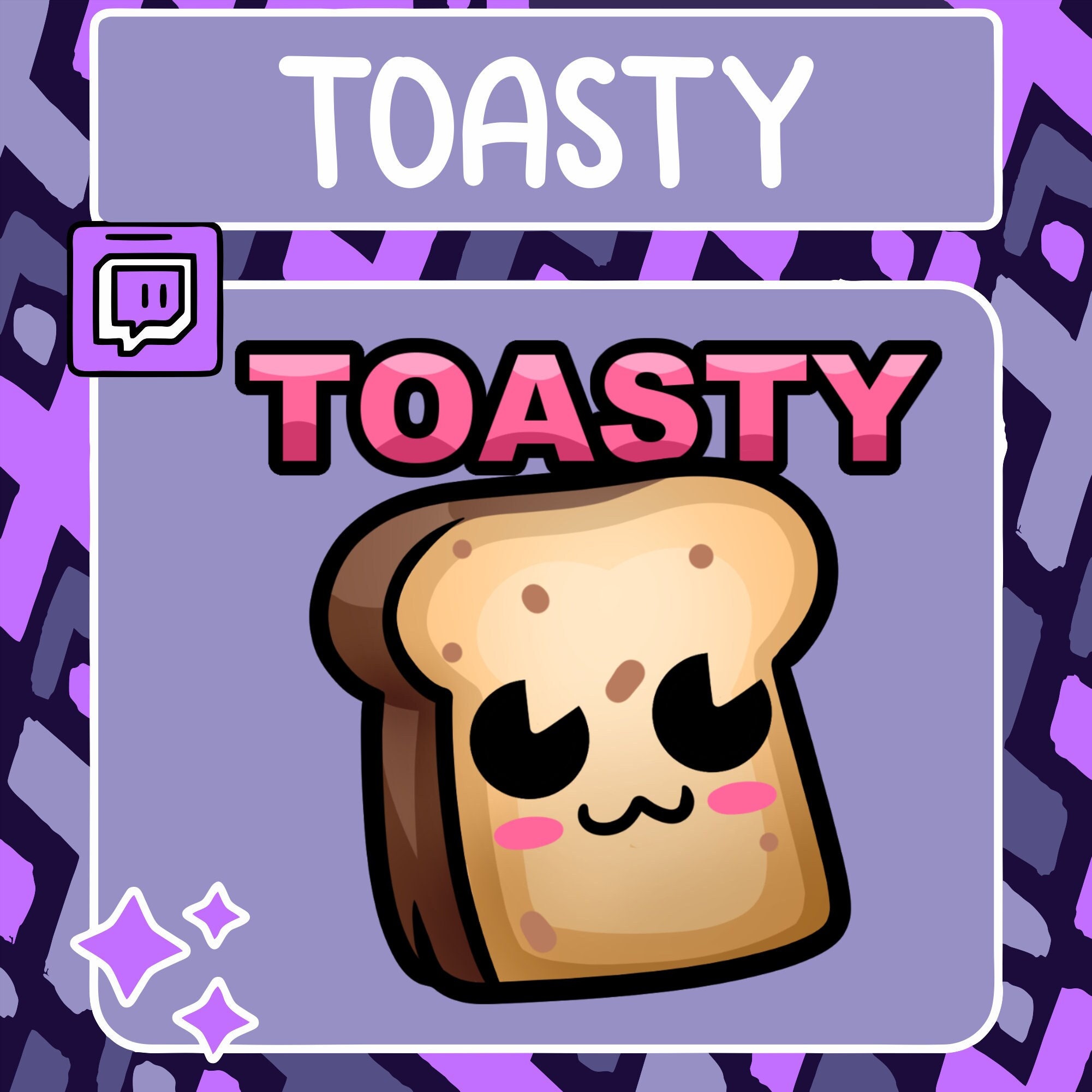 Toasty Emote Twitch Emote Youtube Emote Discord Emote Community Emote ...