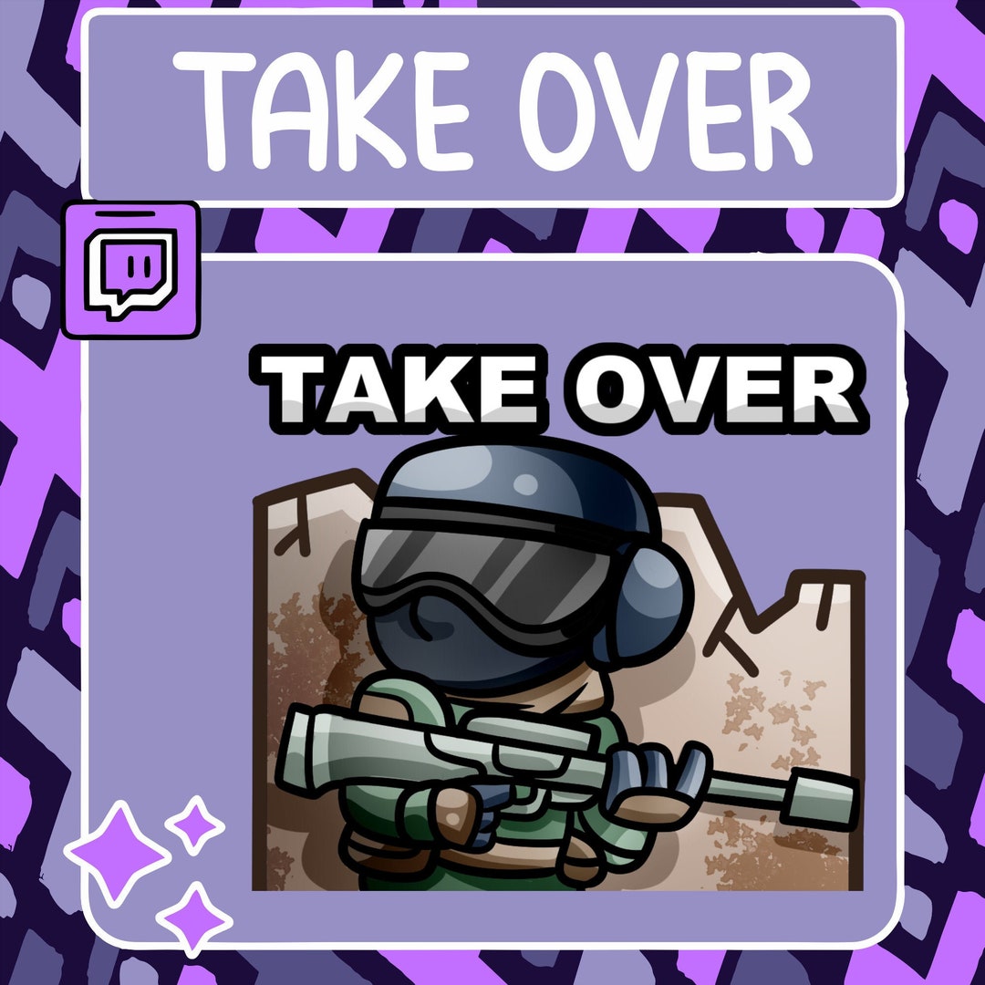 Take Over Emote | Twitch Emote | Youtube Emote | Discord Emote ...