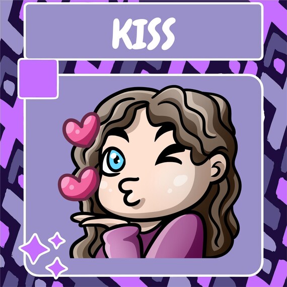 Kiss Emote Twitch Emote Youtube Emote Discord Emote - Etsy Canada