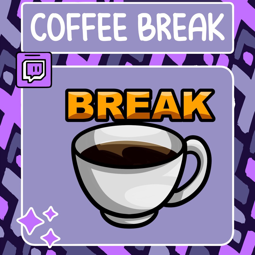 Coffee Break Emote | Twitch Emote | Youtube Emote | Discord Emote ...