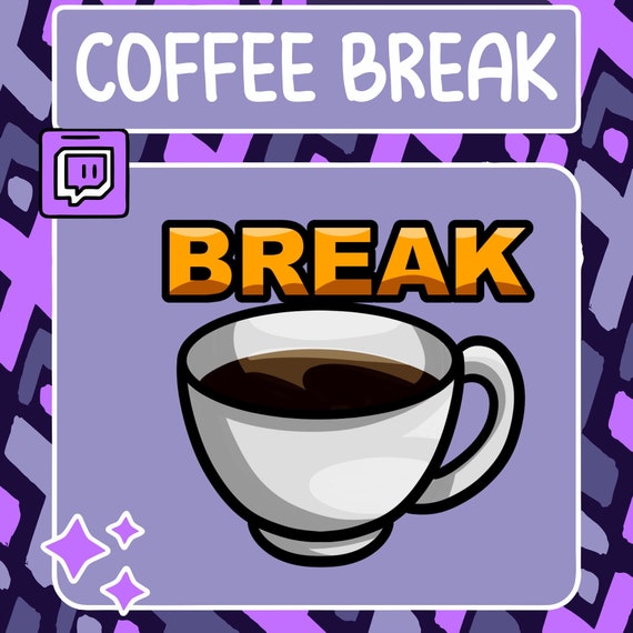 Coffee Break Emote Twitch Emote Youtube Emote Discord - Etsy