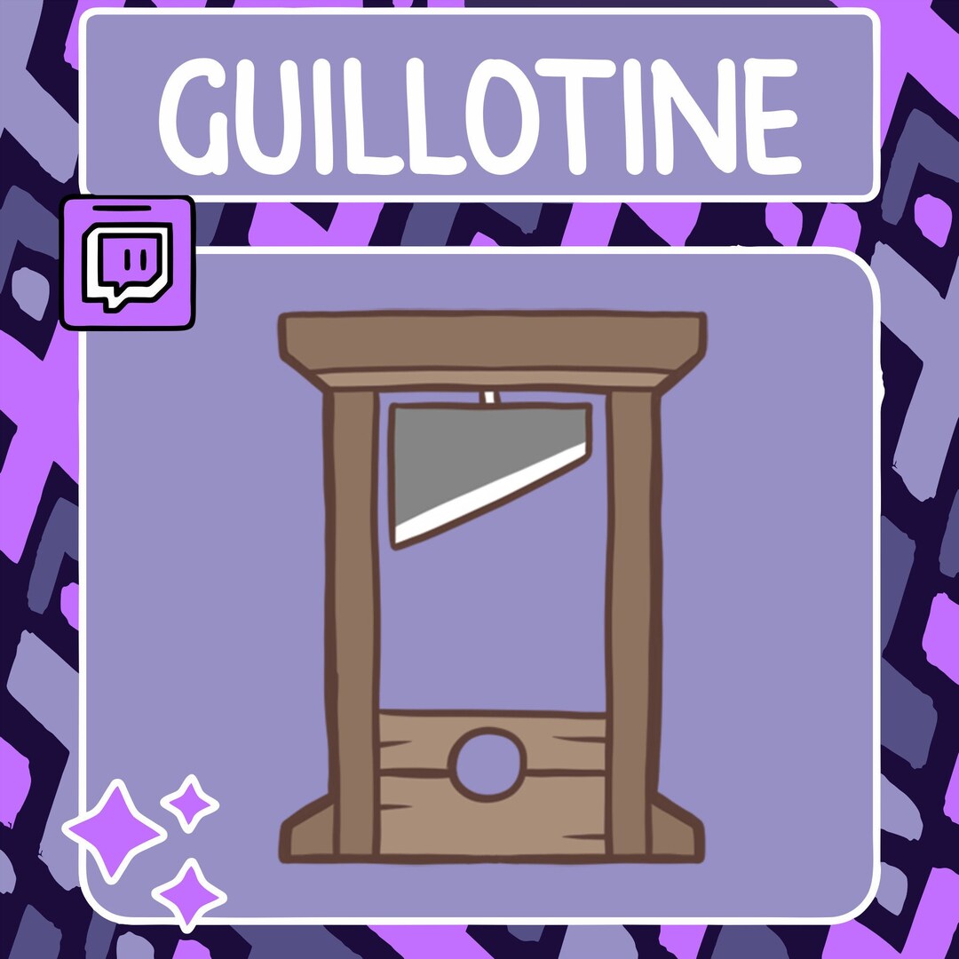 Guillotine Emote | Twitch Emote | Youtube Emote | Discord Emote ...