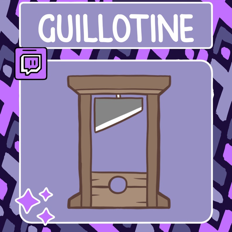 Guillotine Emote | Twitch Emote | Youtube Emote | Discord Emote ...