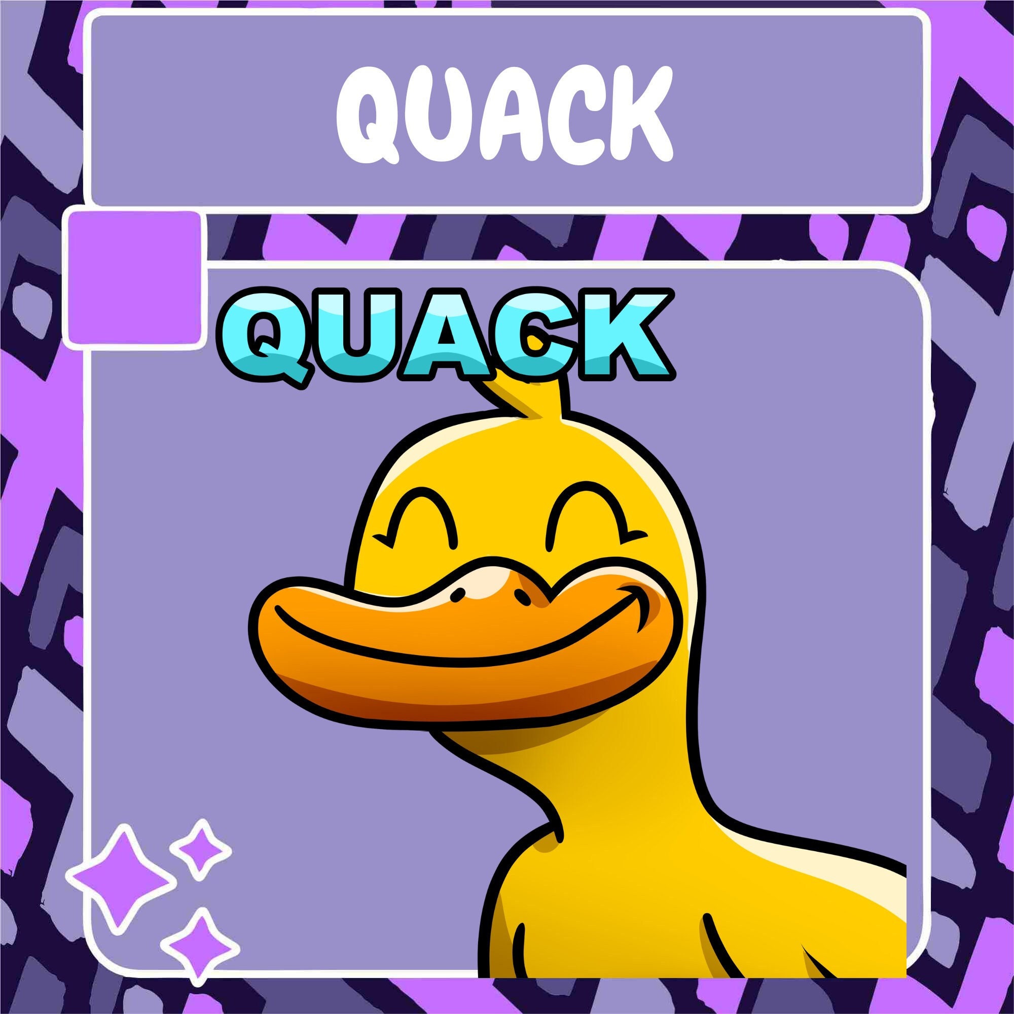 Quack Duck Emote Twitch Emote Youtube Emote Discord Emote Community ...