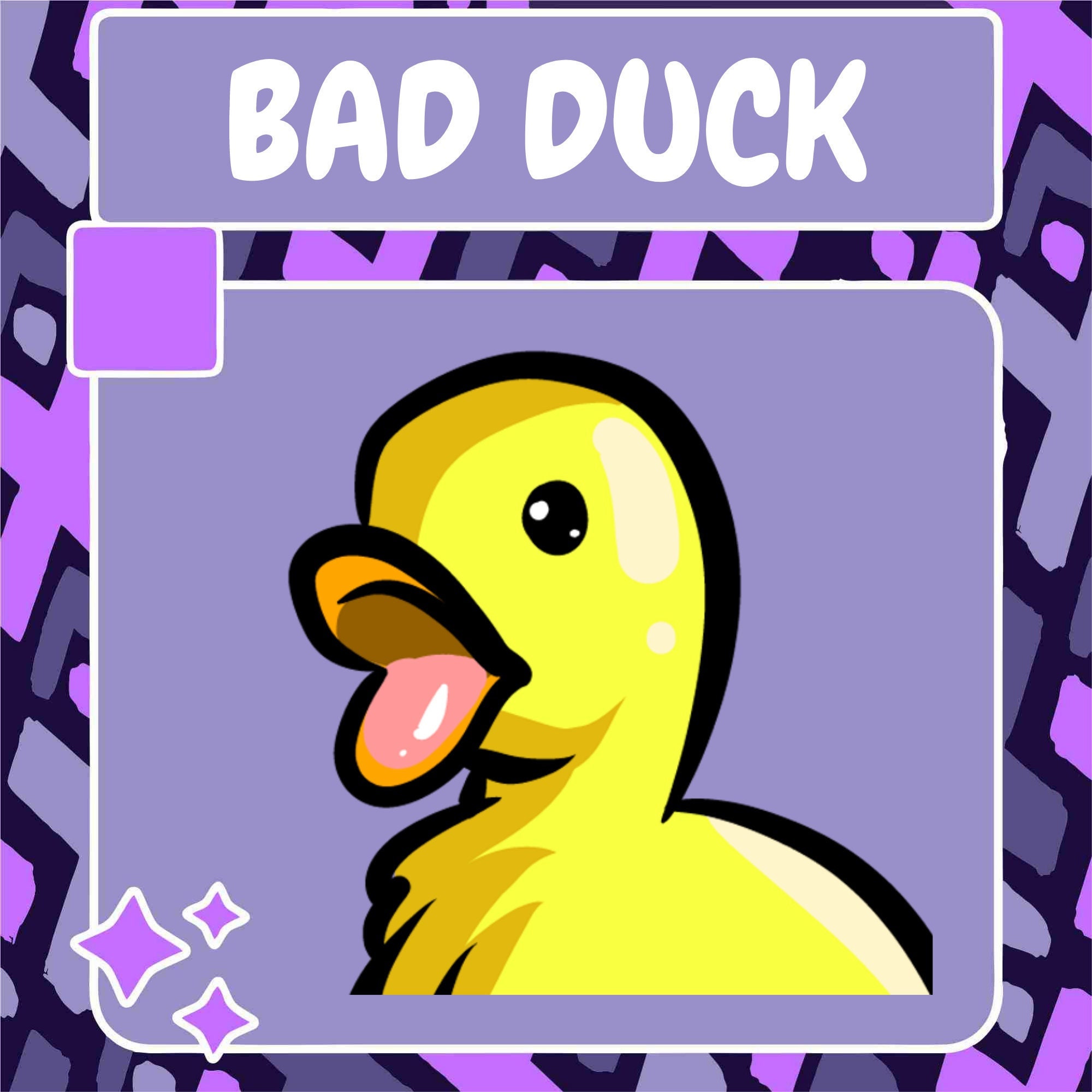 Animated Bad Duck Emote Twitch Emote Youtube Emote Discord Emote ...