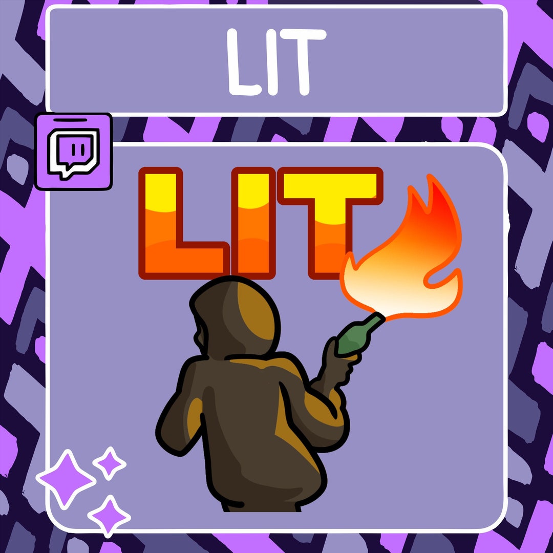 Lit Molotov Emote | Twitch Emote | Youtube Emote | Discord Emote ...