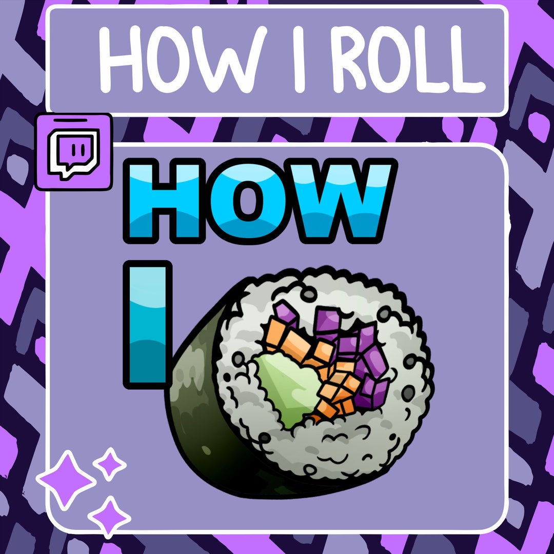 How I Roll Emote | Twitch Emote | Youtube Emote | Discord Emote ...