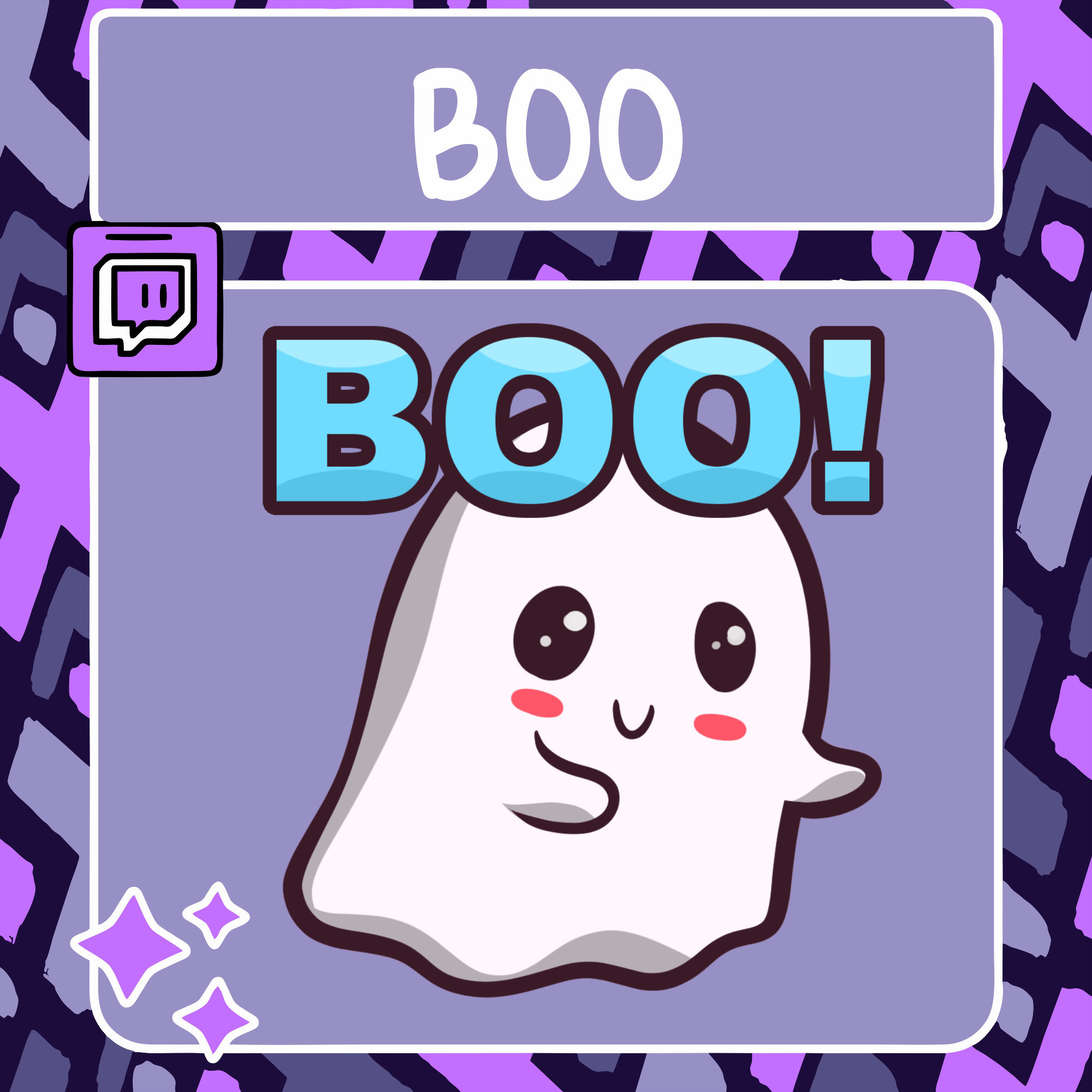 Boo Ghost Emote | Twitch Emote | Youtube Emote | Discord Emote ...