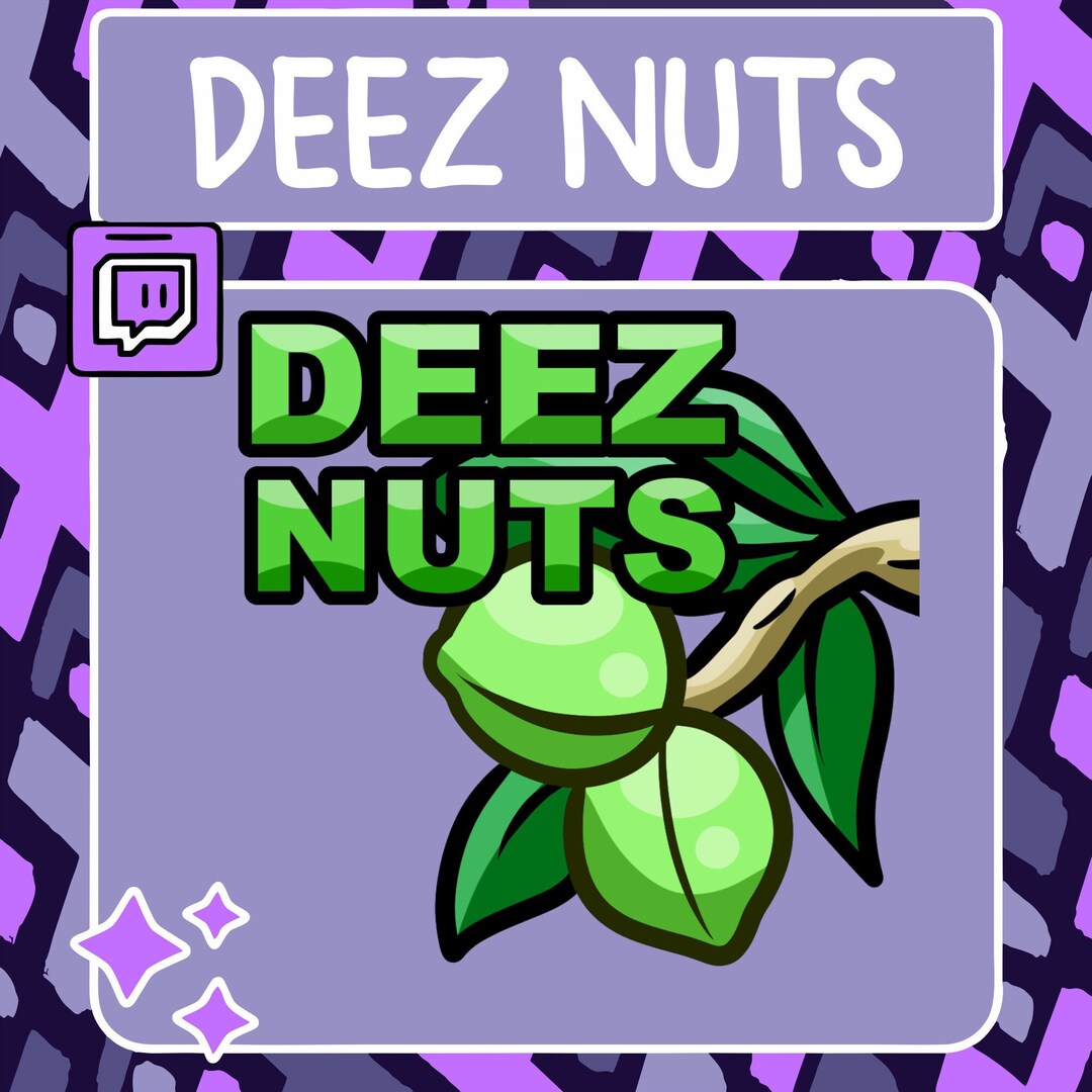 Deez Nuts Emote | Twitch Emote | Youtube Emote | Discord Emote ...