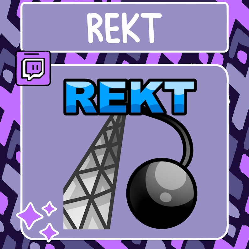 Rekt Emote Twitch Emote Youtube Emote Discord Emote - Etsy