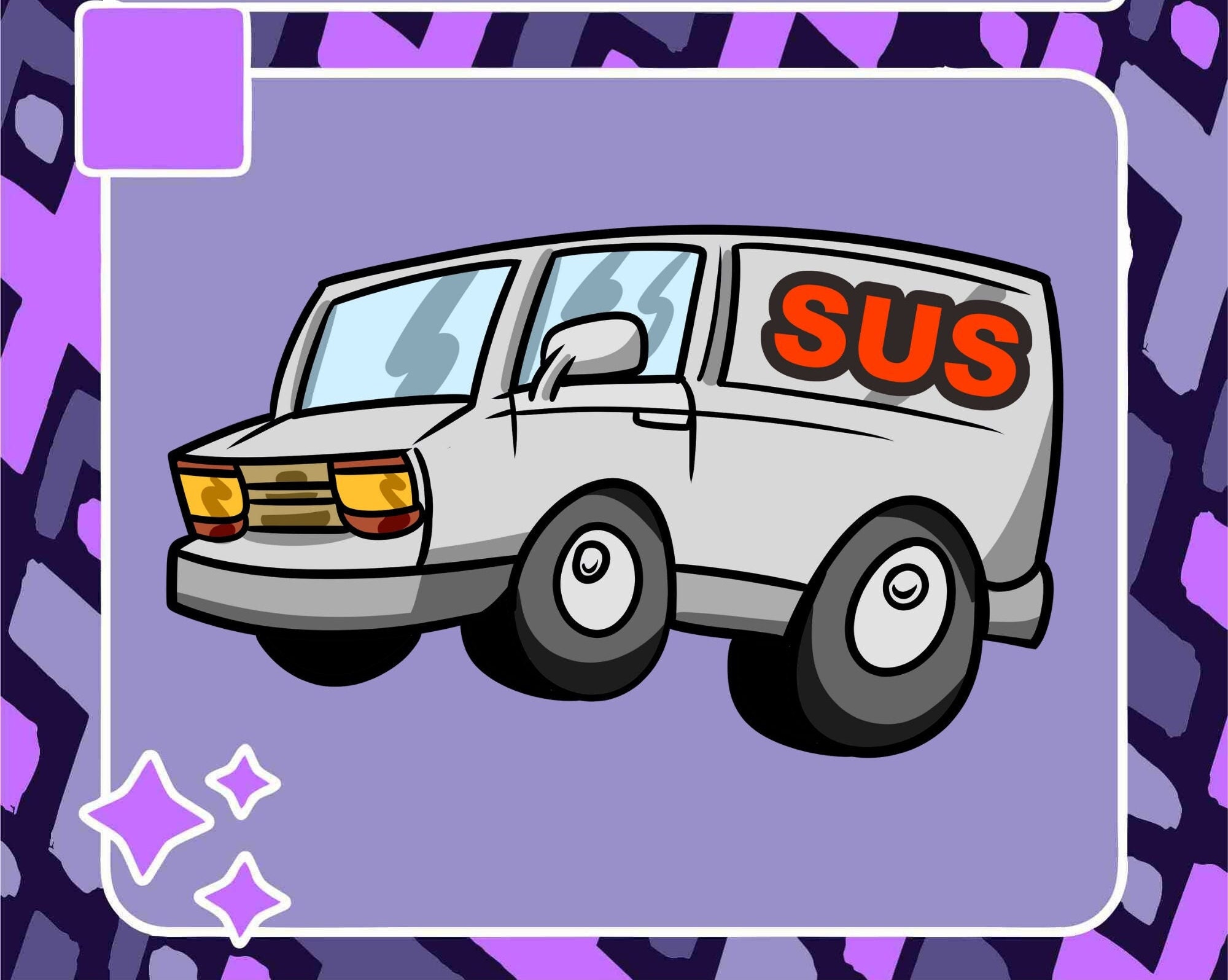 Sus Van Emote Twitch Emote Youtube Emote Discord Emote Community Emote ...