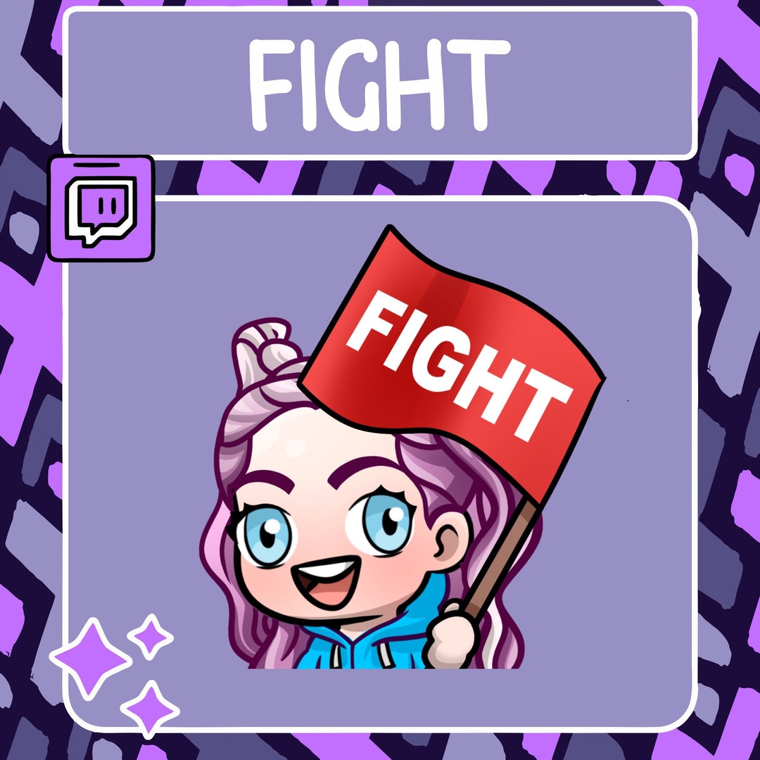 Fight Flag Emote | Twitch Emote | Youtube Emote | Discord Emote ...