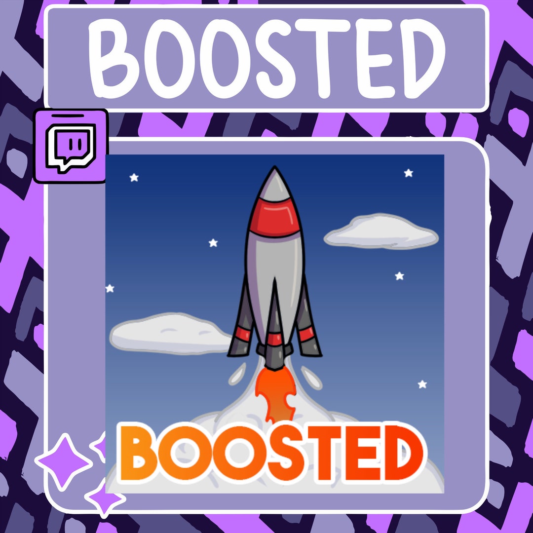 Boosted Emote | Twitch Emote | Youtube Emote | Discord Emote ...