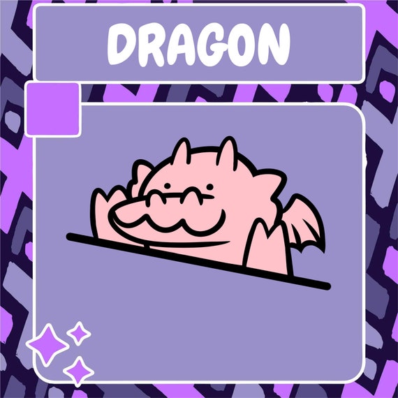 Dragon Smack Emote Twitch Emote Youtube Emote Discord - Etsy