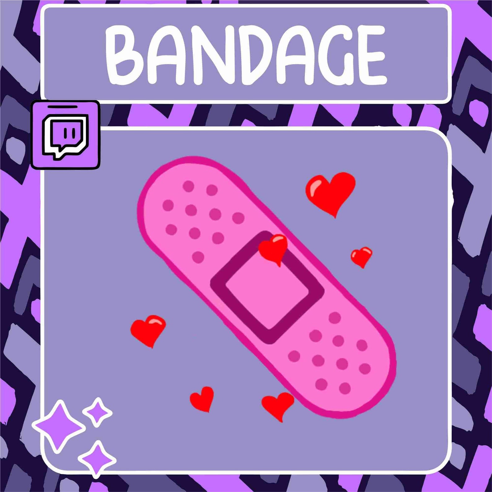 Bandage Emote: Hand-drawn Heal Emote for Twitch, Youtube, Discord - Etsy