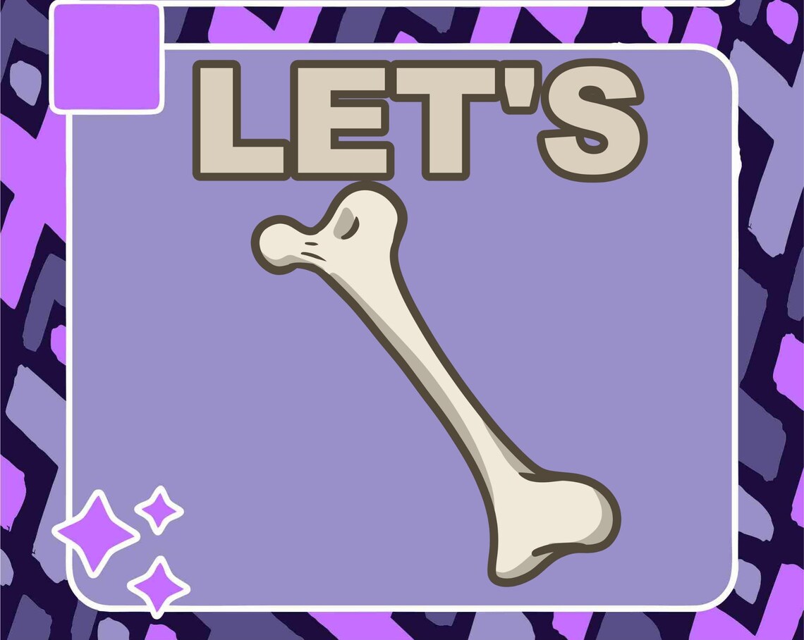 Let's Bone Emote | Twitch Emote | Youtube Emote | Discord Emote ...