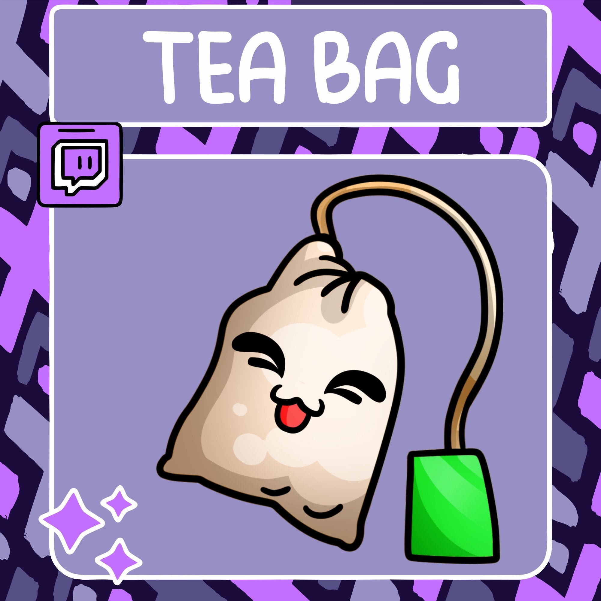 Tea Bag Emote Twitch Emote Youtube Emote Discord Emote Community Emote ...