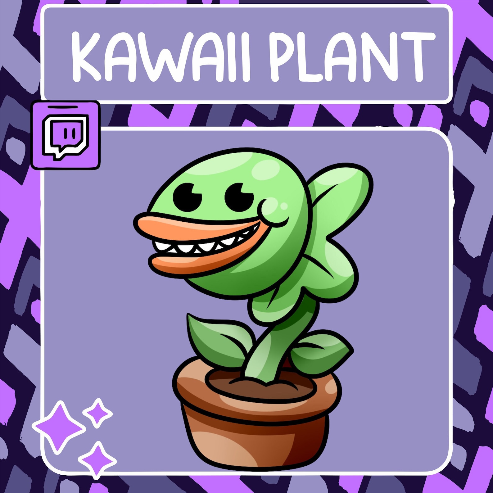 Kawaii Plant Emote | Twitch Emote | Youtube Emote | Discord Emote ...