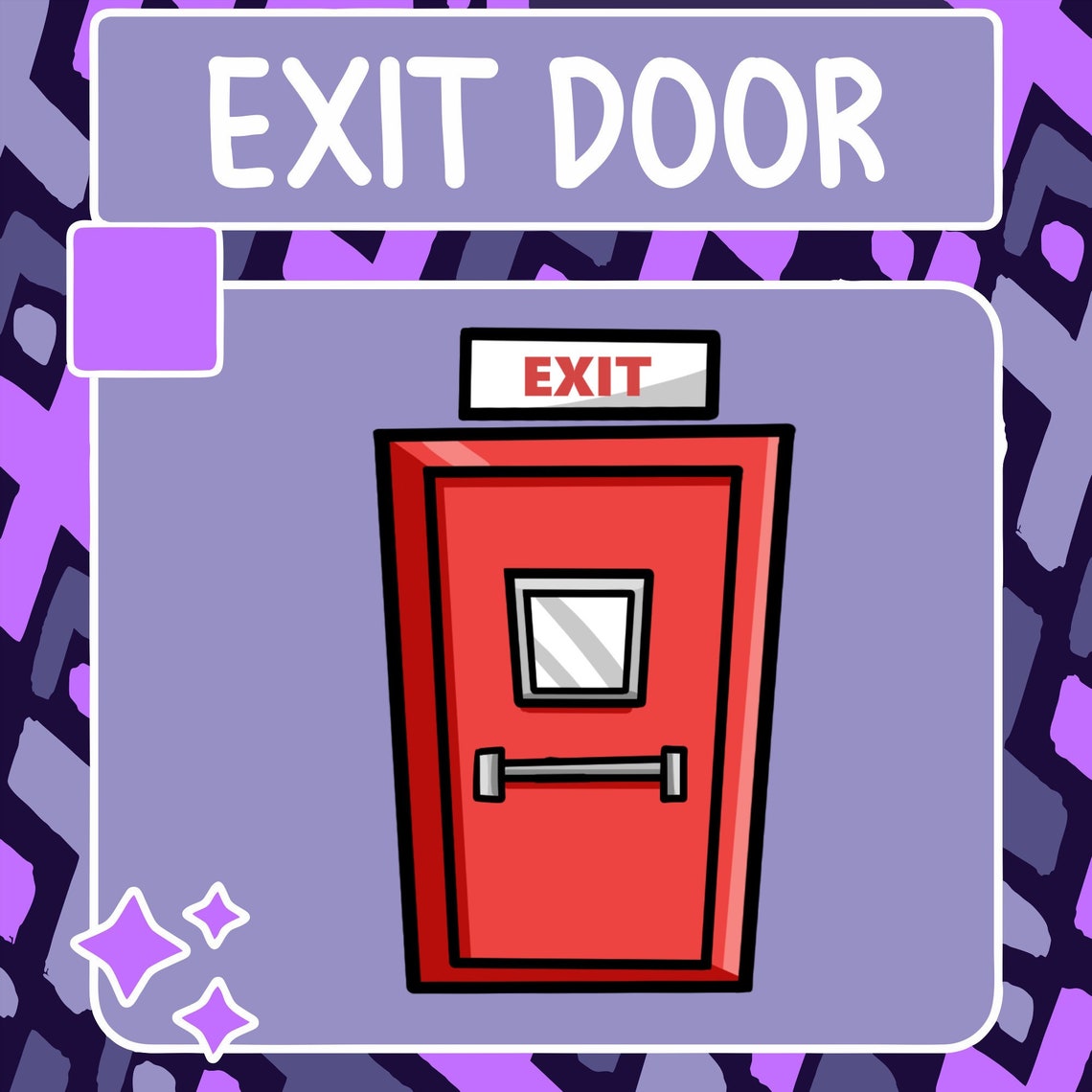 Exit Door Emote | Twitch Emote | Youtube Emote | Discord Emote ...