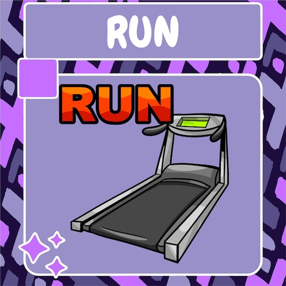 Run Emote Twitch Emote Youtube Emote Discord Emote - Etsy