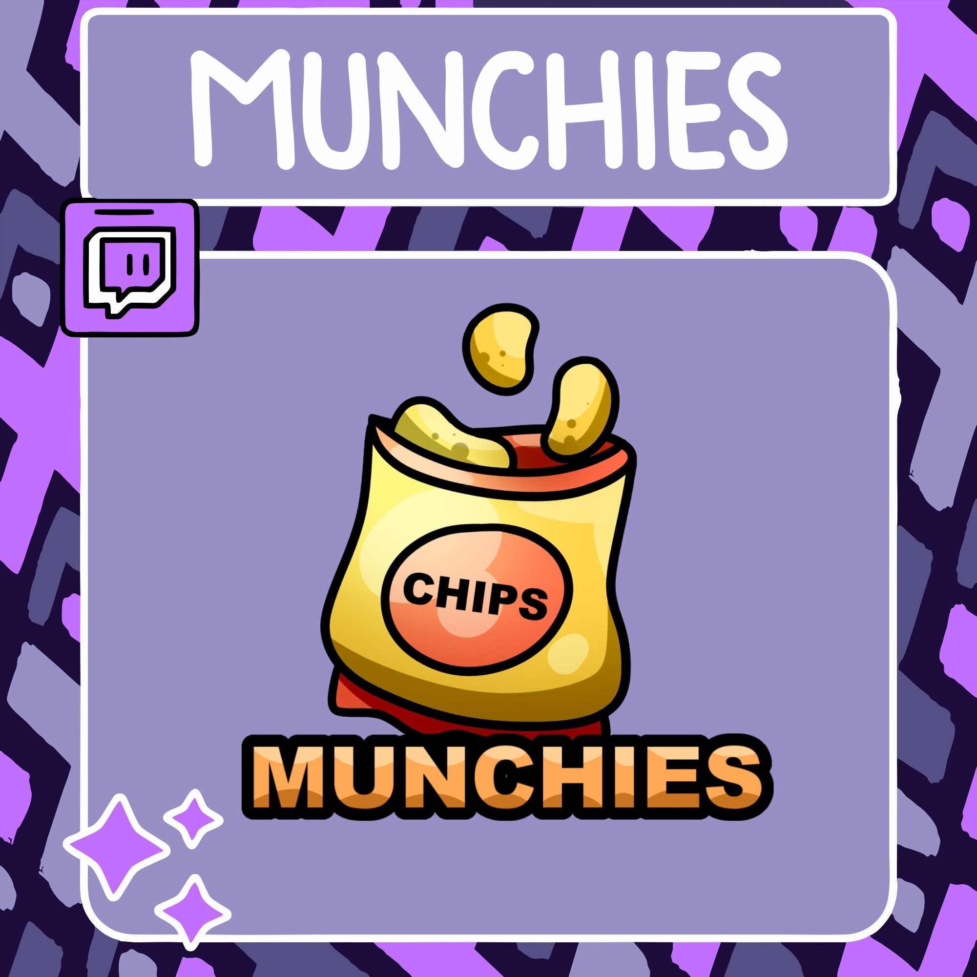 Munchies Chip Bag Emote Twitch Emote Youtube Emote Discord Emote ...