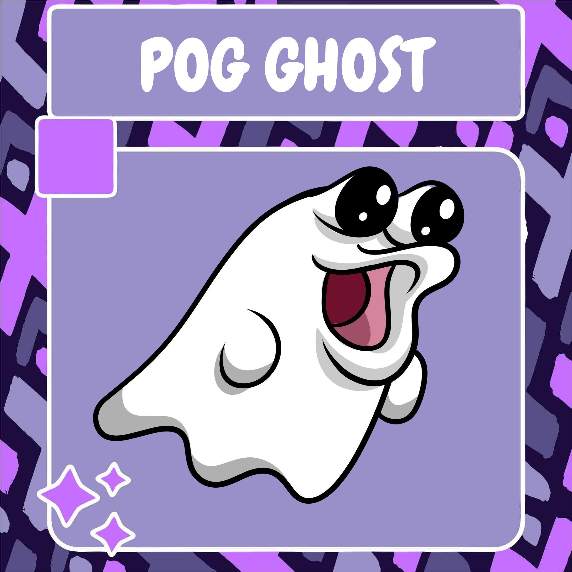 Pog Ghost Emote Twitch Emote Youtube Emote Discord Emote Community ...